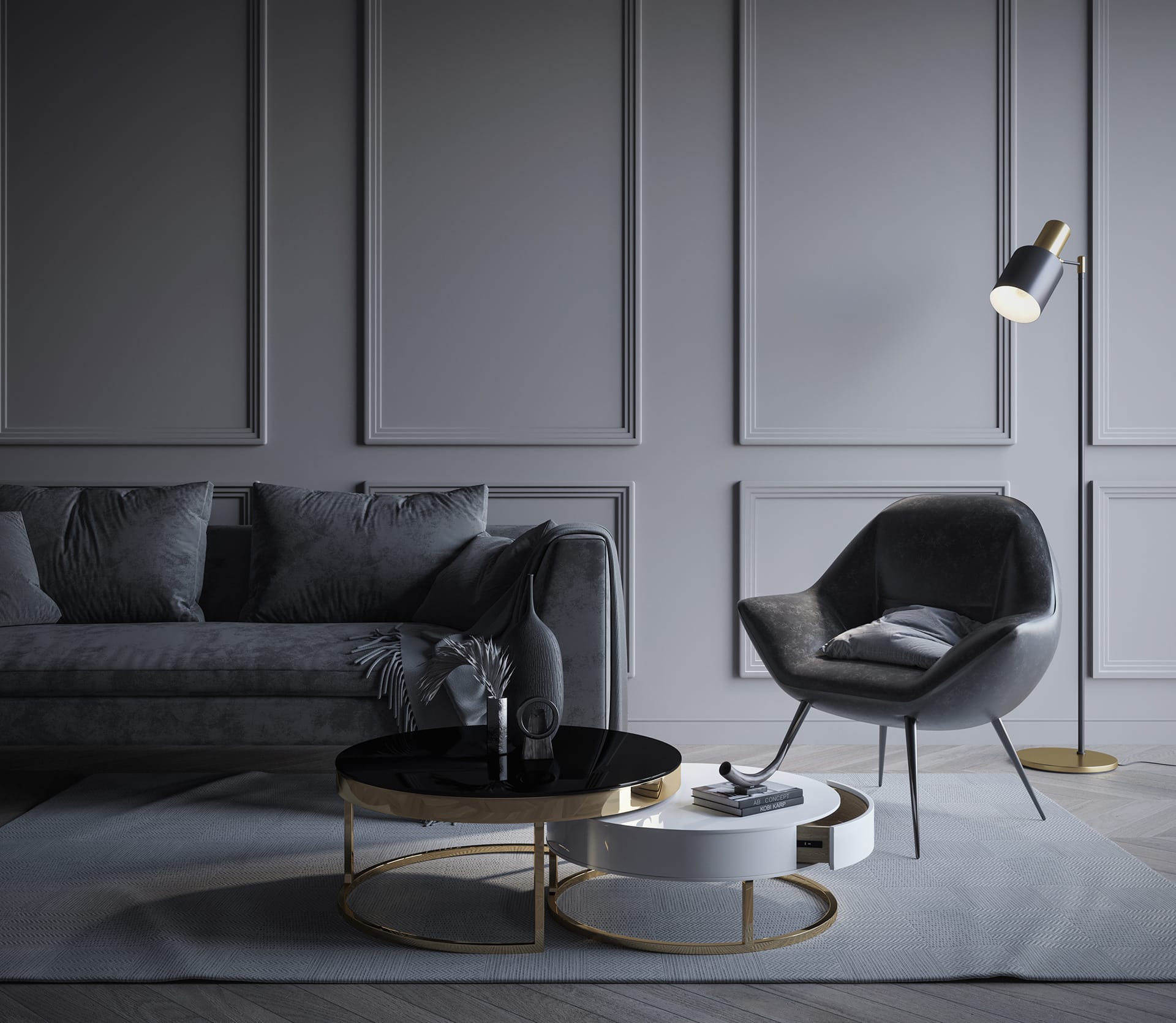 Parede boiserie em casa: Como fazer e com o que combinar? Veja!