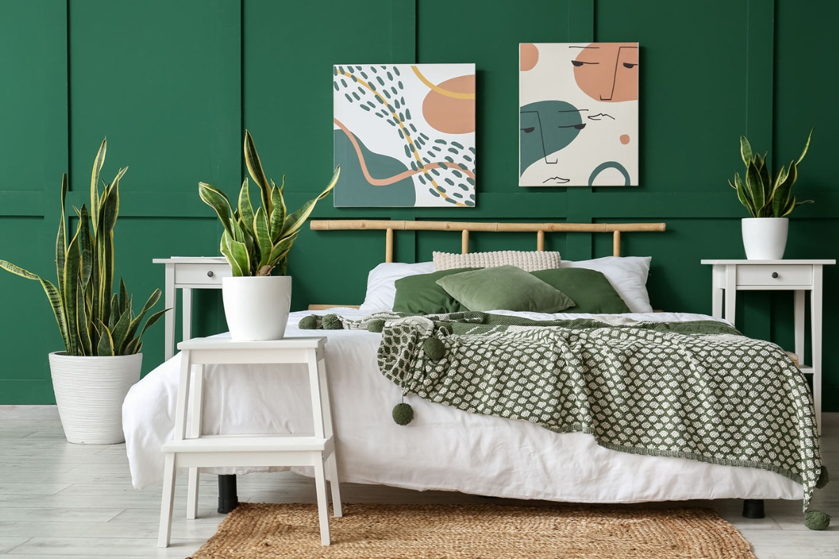 Aprenda esse truque para usar tons de verde na decoração da casa