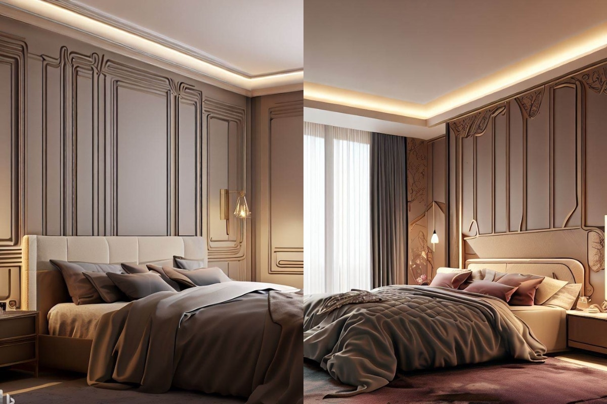 Boiserie no quarto: o que é e como usar? Descubra ideias!