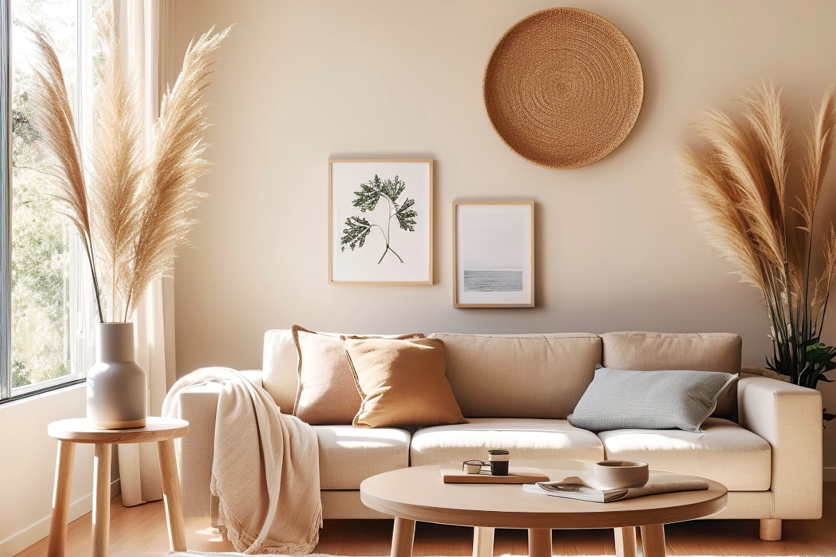 Bege na decoração da sala de estar: Como usar? Veja fotos!